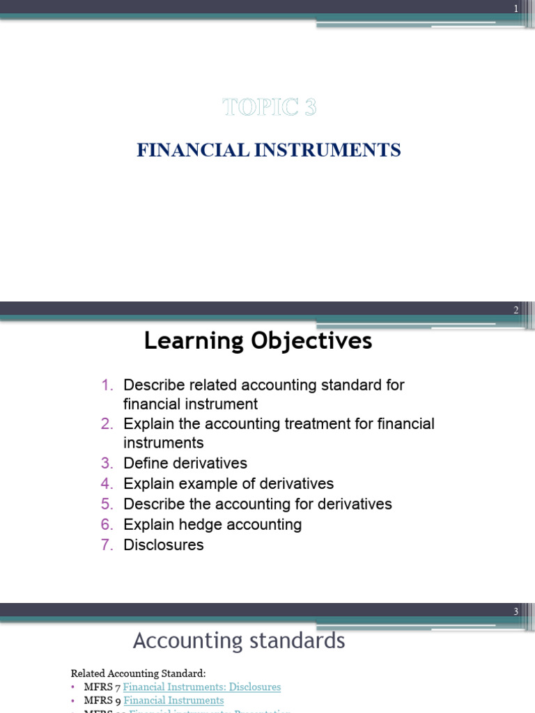 Examples of Financial Instruments | PDF | Option (Finance) | Derivative ...