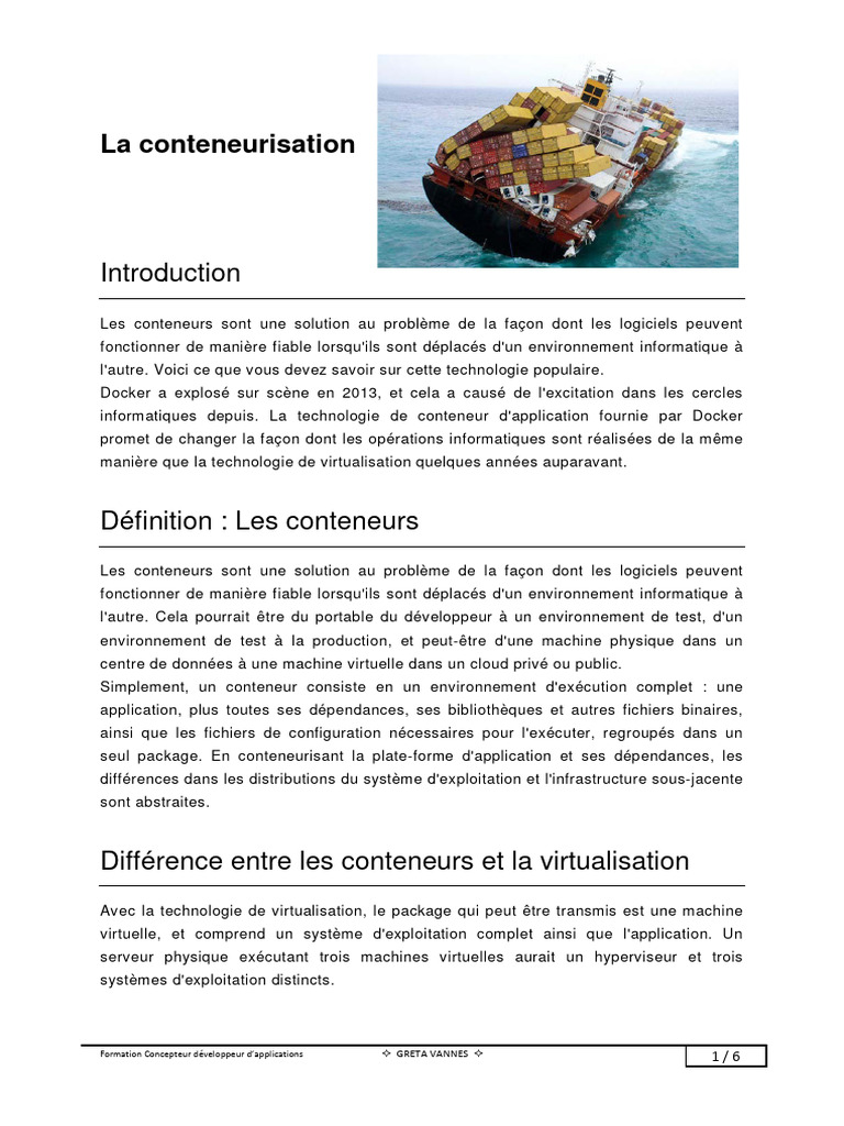 Comprendre la conteneurisation d'applications | PDF | VMware | Machine ...