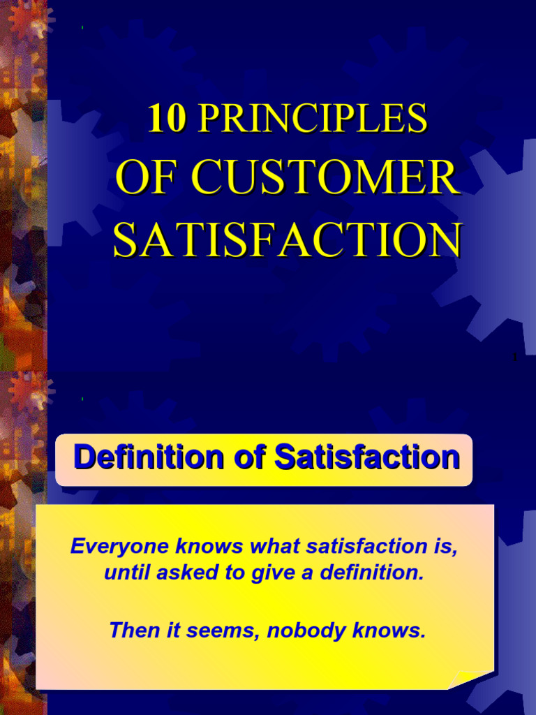 10-Principles of CS - Awo | PDF | Business Process | Business Economics