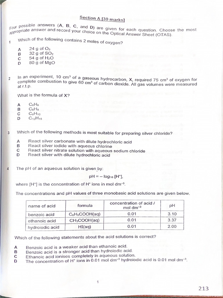2018 past year paper | PDF