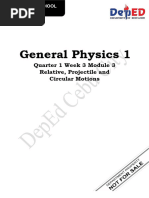General Physics 1 - Q1 - Module 2 | PDF | Velocity | Acceleration