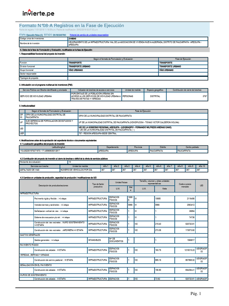 Formato 8a | PDF | Inversiones | Economias