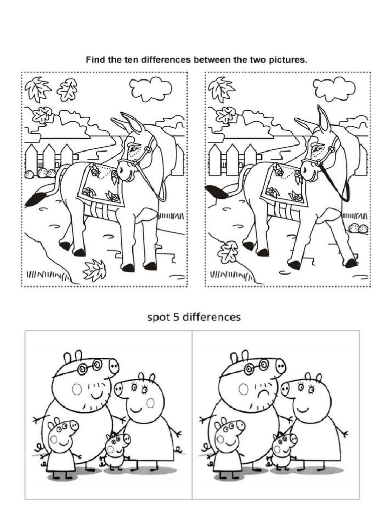 Spot The Different 1 | PDF