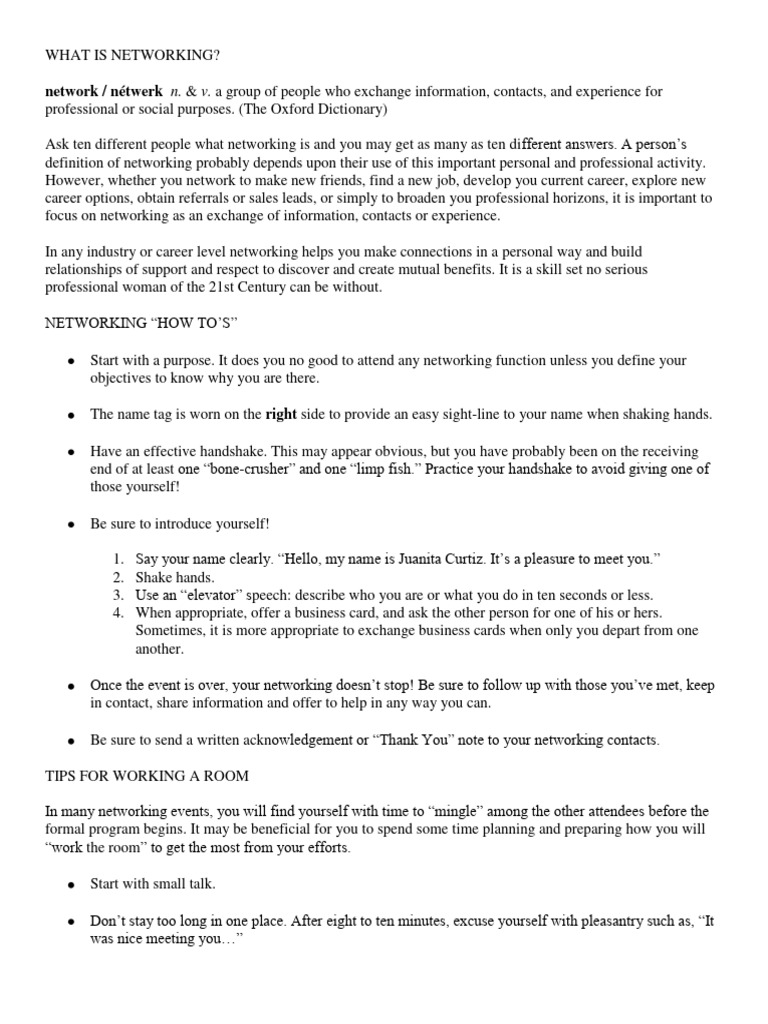 What Is Networking | PDF | Human Communication