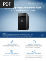 Precision 3680 Spec Sheet | PDF | Solid State Drive | Usb