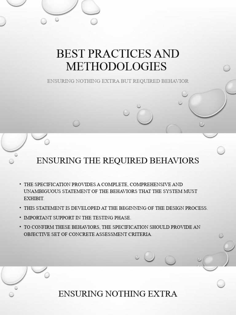 LESSON 2 BEST Practices and Methodologies (2) | Download Free PDF | Computer Program | Programming