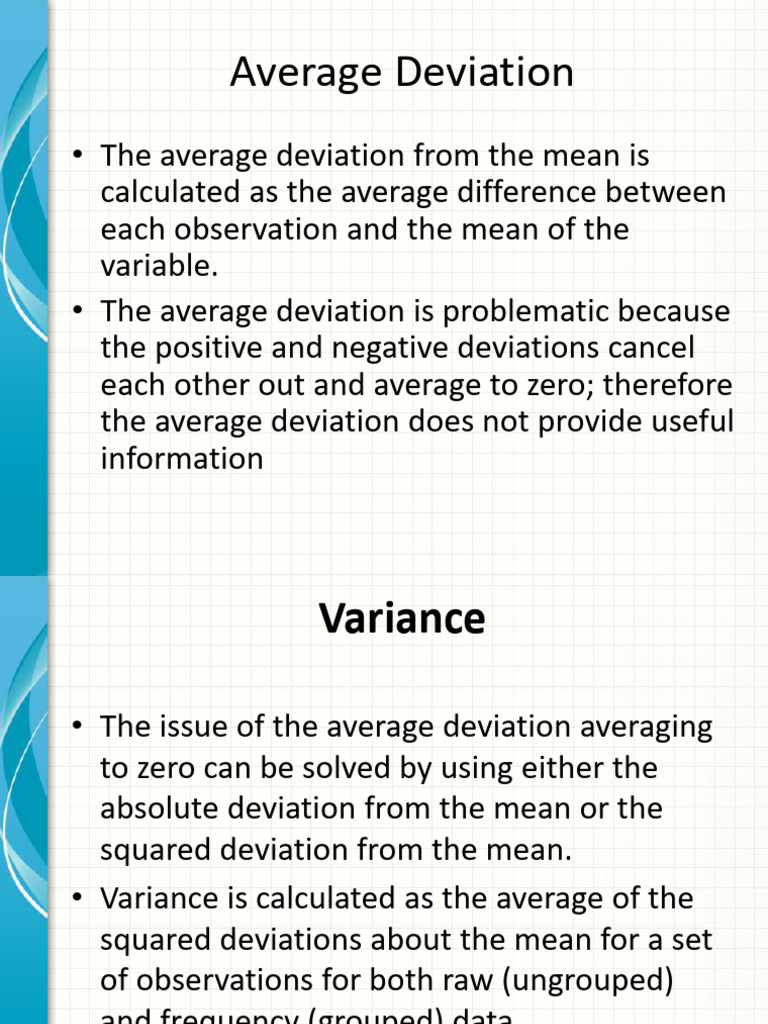 Lecture4B Slides | Download Free PDF | Variance | Standard Deviation