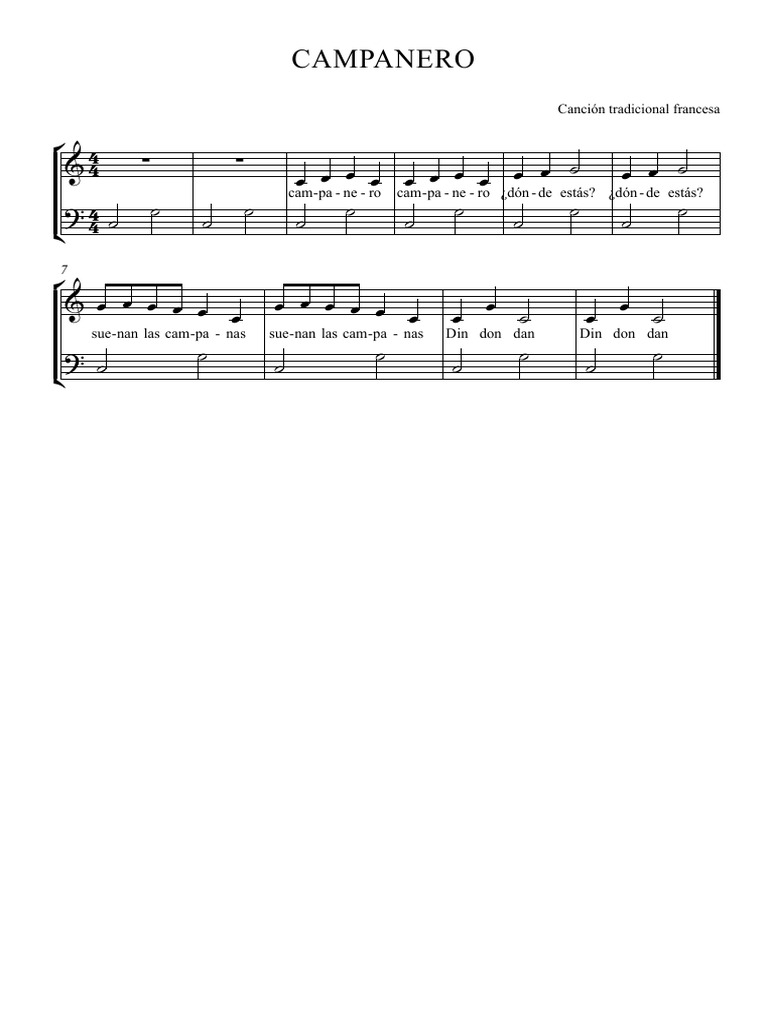 Campanero - Partitura Completa | PDF