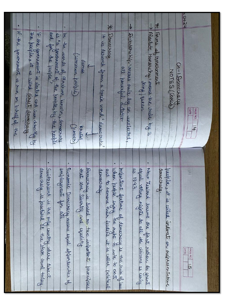 Democracy Notes | PDF