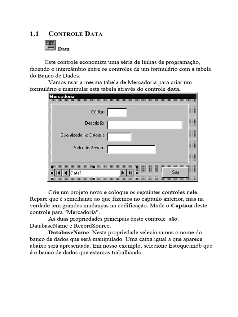 Controle Data Control - Explicacao sobre como usar e fazer | Download ...