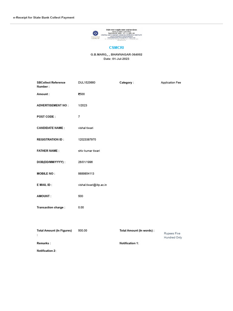 SB Collect Csmcri | PDF