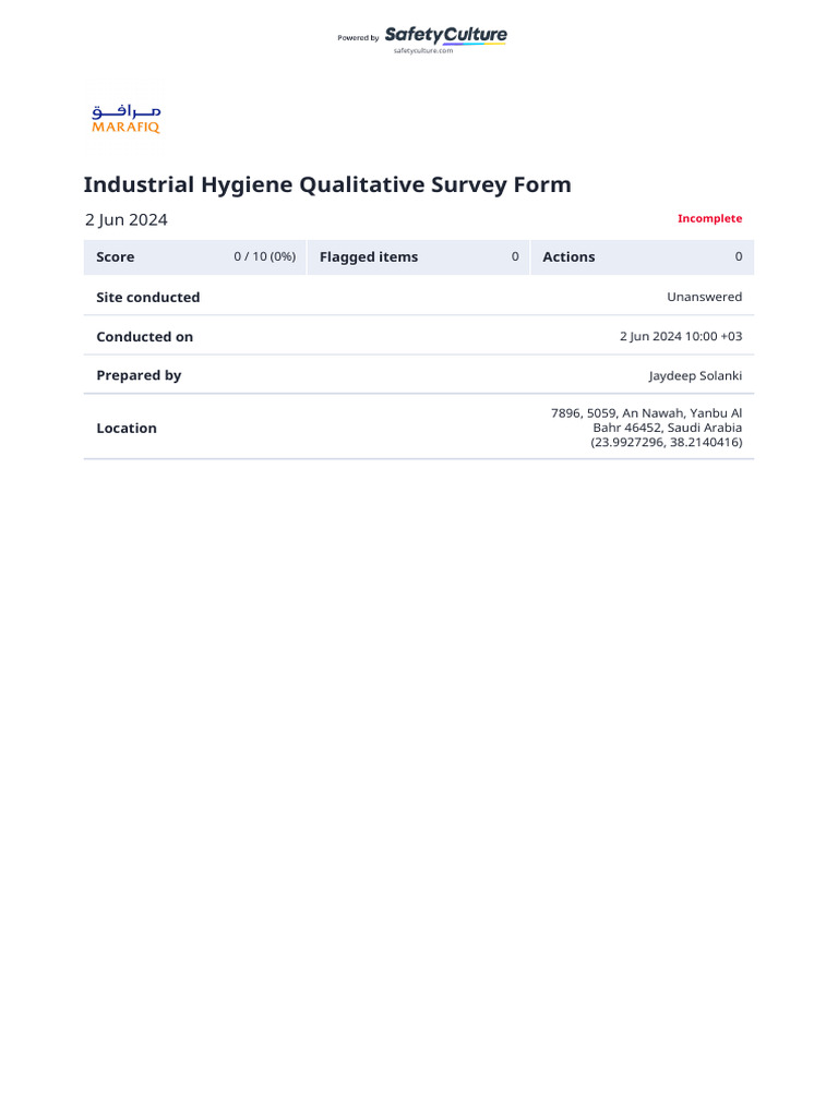 2-Jun-2024 | PDF | Hazards | Occupational Hygiene