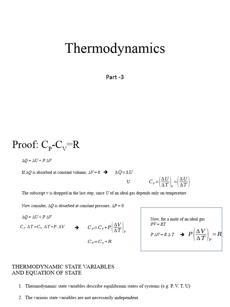 Thermodynamics - part 3 | Download Free PDF | Thermodynamic Equilibrium ...