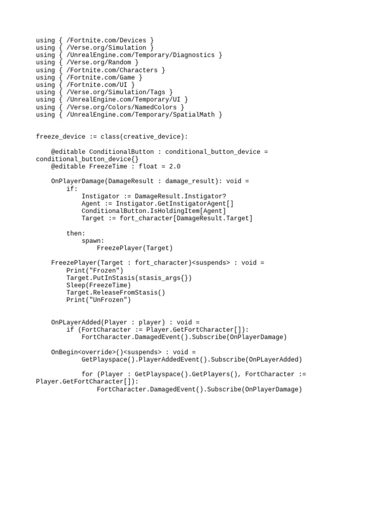 Fortnite Verse Code | PDF | Games & Activities | Computers