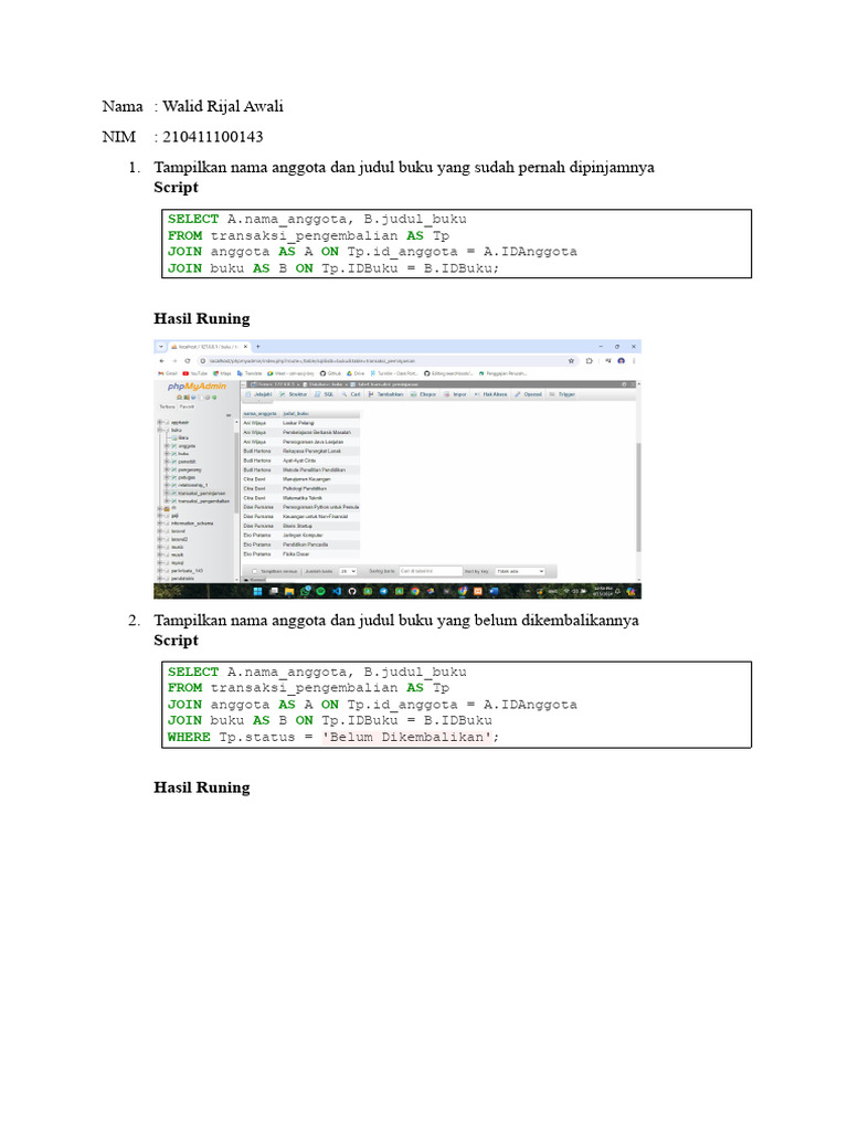 Walid Rijal Awali - Tugas 2 | PDF
