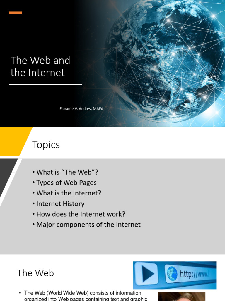 Understanding the Web and Internet Basics | PDF | World Wide Web ...