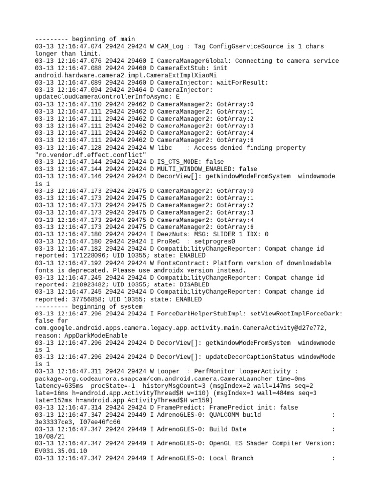 Log Cat 1710307006998 | PDF | Software | Operating System Families