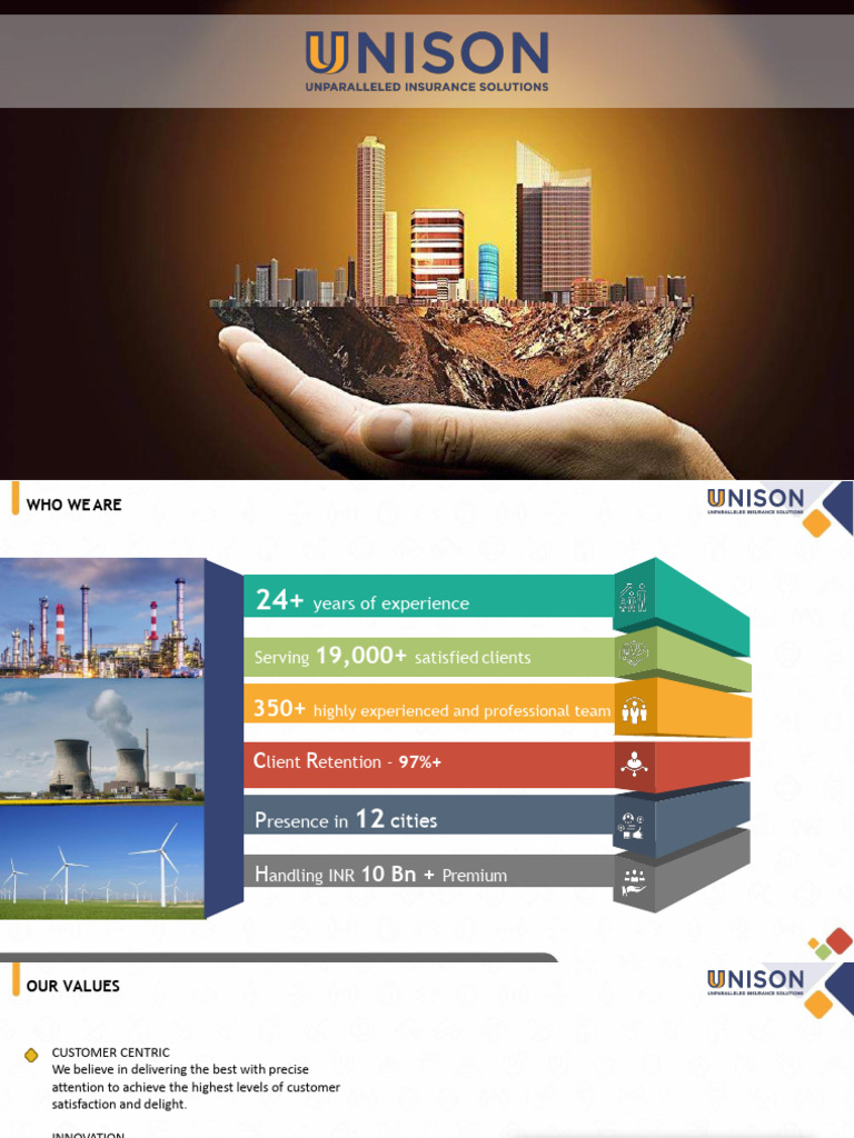 UNISON Corporate Presentation | PDF | Reinsurance | Insurance