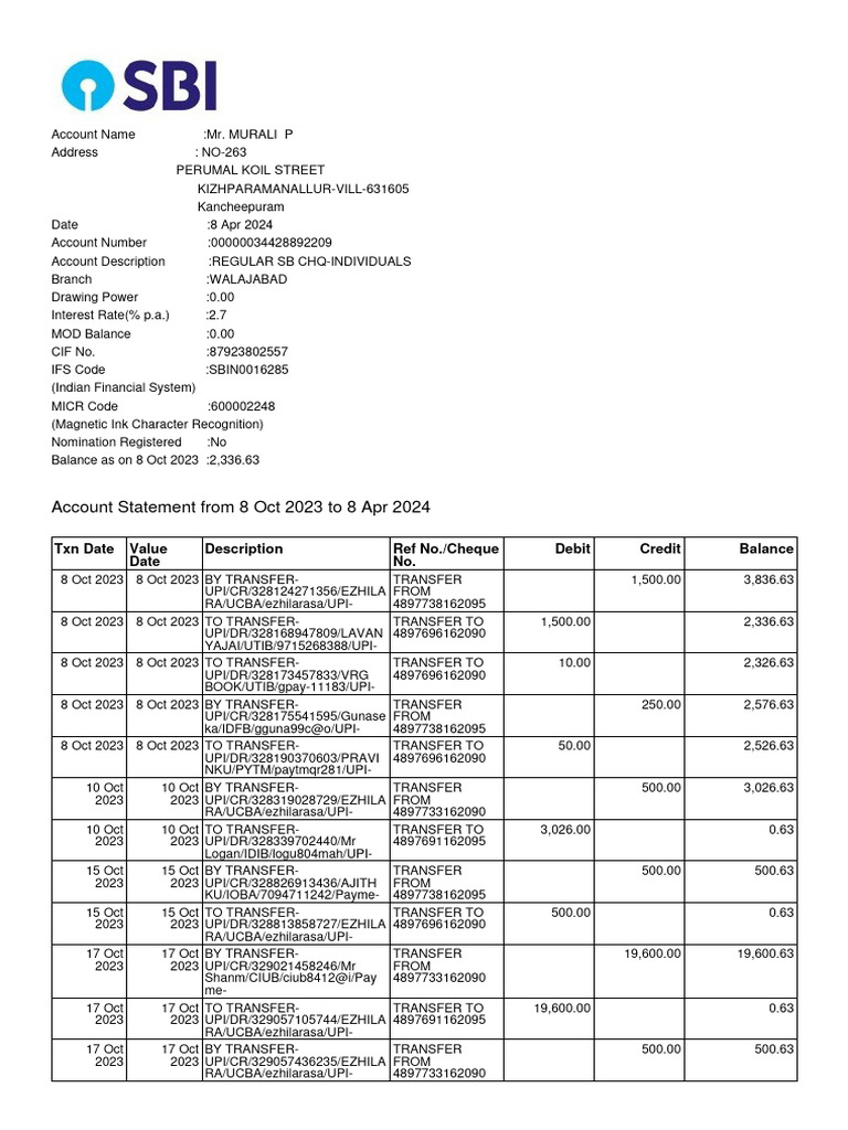 CXN LMS60 V 7 Unz BFL | PDF | Debits And Credits | Banking