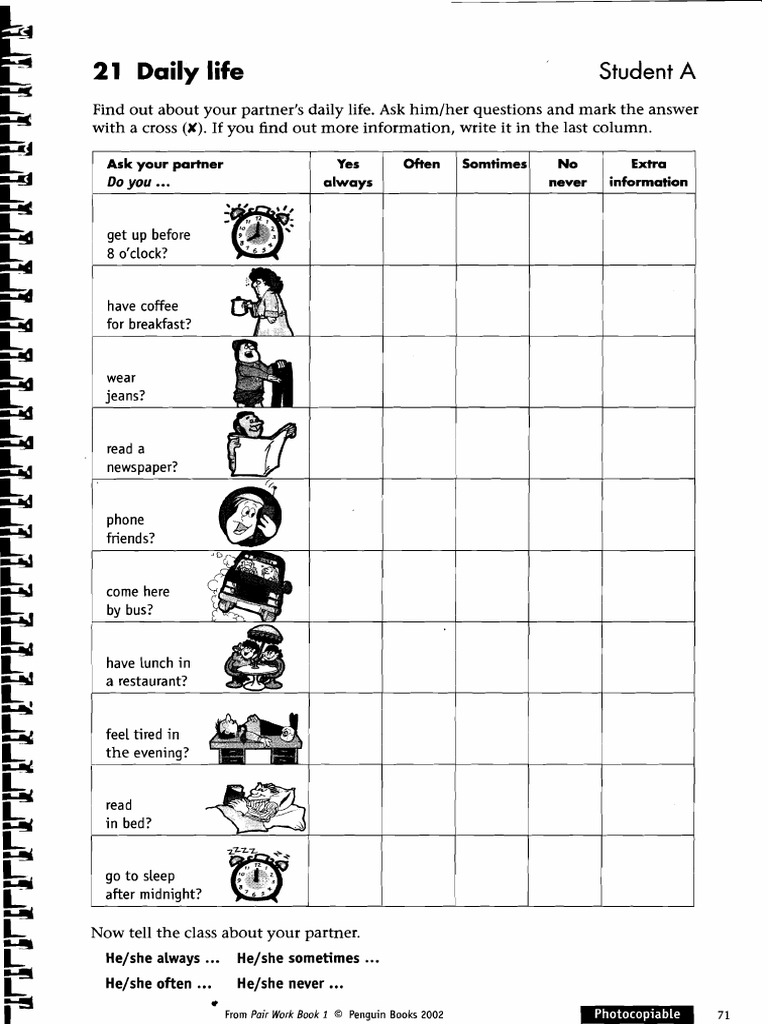 Daily Life Questions | PDF