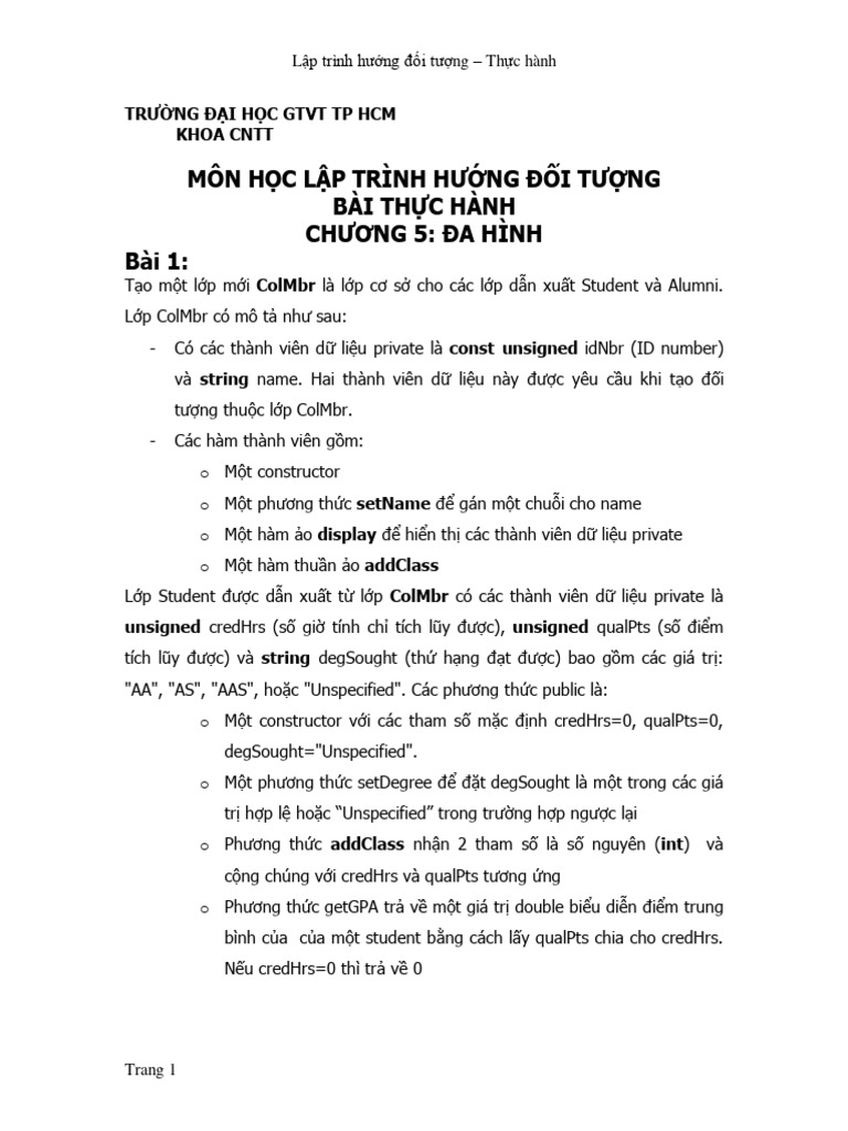 Thuchanh-Chuong 5 | PDF