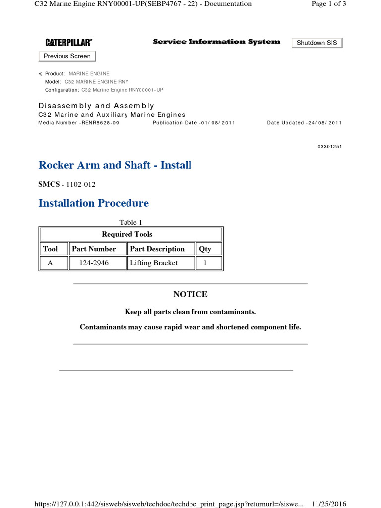 Rocker Shaft | Download Free PDF | Mechanical Engineering | Vehicle ...