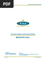 ICAO NOTAM Format Example for Airports | PDF | Air Traffic Control | Runway