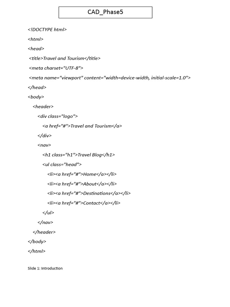 CAD Phase5 | PDF | Html | World Wide Web Consortium Standards