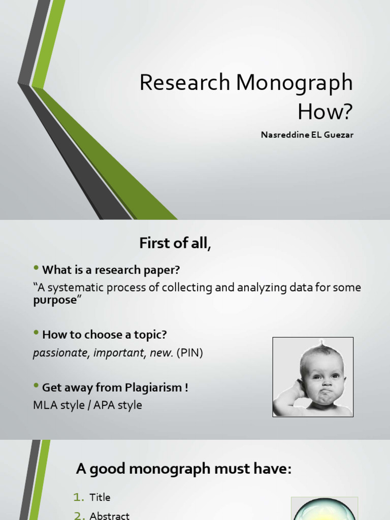 Monograph | PDF | Methodology | Abstract (Summary)