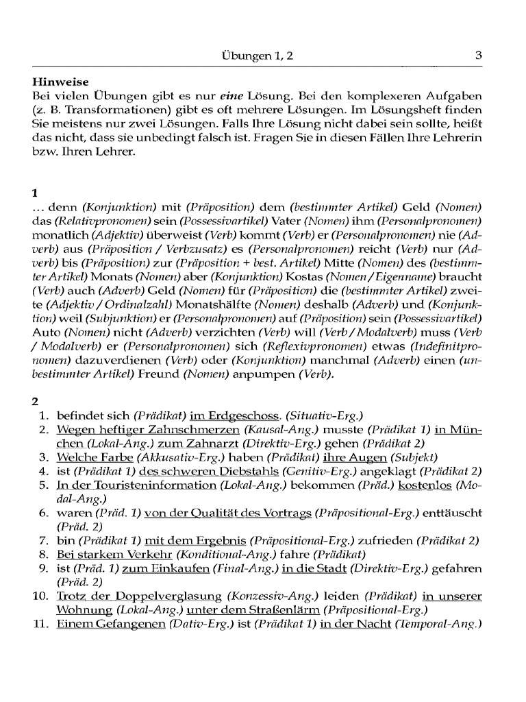 German A1.1.1 | PDF