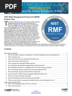 NIST RMF Authorize Step FAQs Guide | PDF | Risk | Risk Management