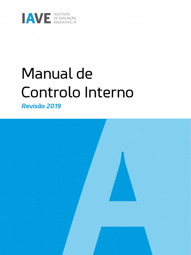 Manual de Controlo Interno do IAVE | PDF | Contabilidade | Orçamento ...
