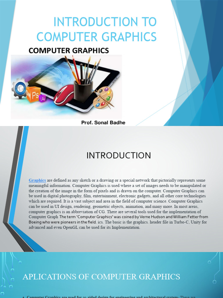 Overview of Computer Graphics Basics | PDF