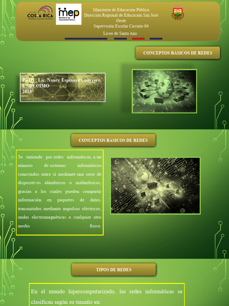 Conceptos Básicos de Redes. | PDF | Red de computadoras | Servidor (Computación)