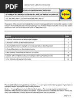 Lidl Supplier Information Overview | PDF | Supply Chain | Brand