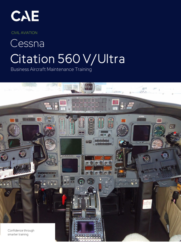 Cessna Citation 560 Maintenance Training | PDF | Troubleshooting | Avionics