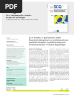 Descriptif SCQ + Cotation | PDF | Santé mentale | Médecine clinique