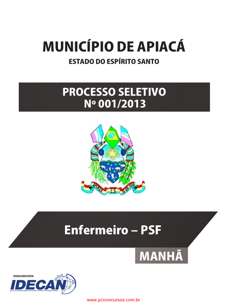 Prova Enf PSF Idecan 03 | PDF