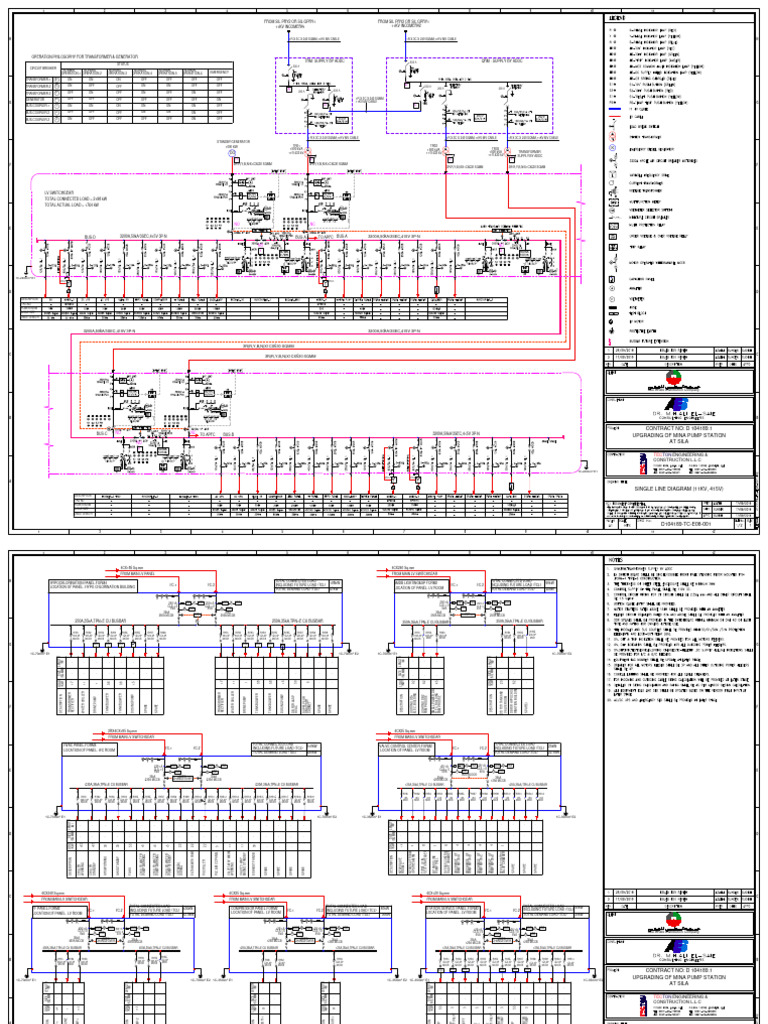 D-104189-TC-E08-001 - 1 - Single Line Diagram (11KV, 415V) | PDF ...