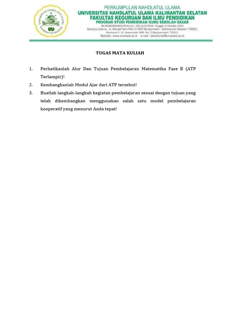 Tugas Modul Ajar | PDF | Metode & Bahan Ajar | Komputer