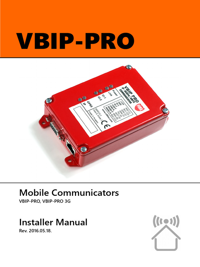 VBIP-PRO Installer 20160518 EN | PDF | General Packet Radio Service | Computer Network