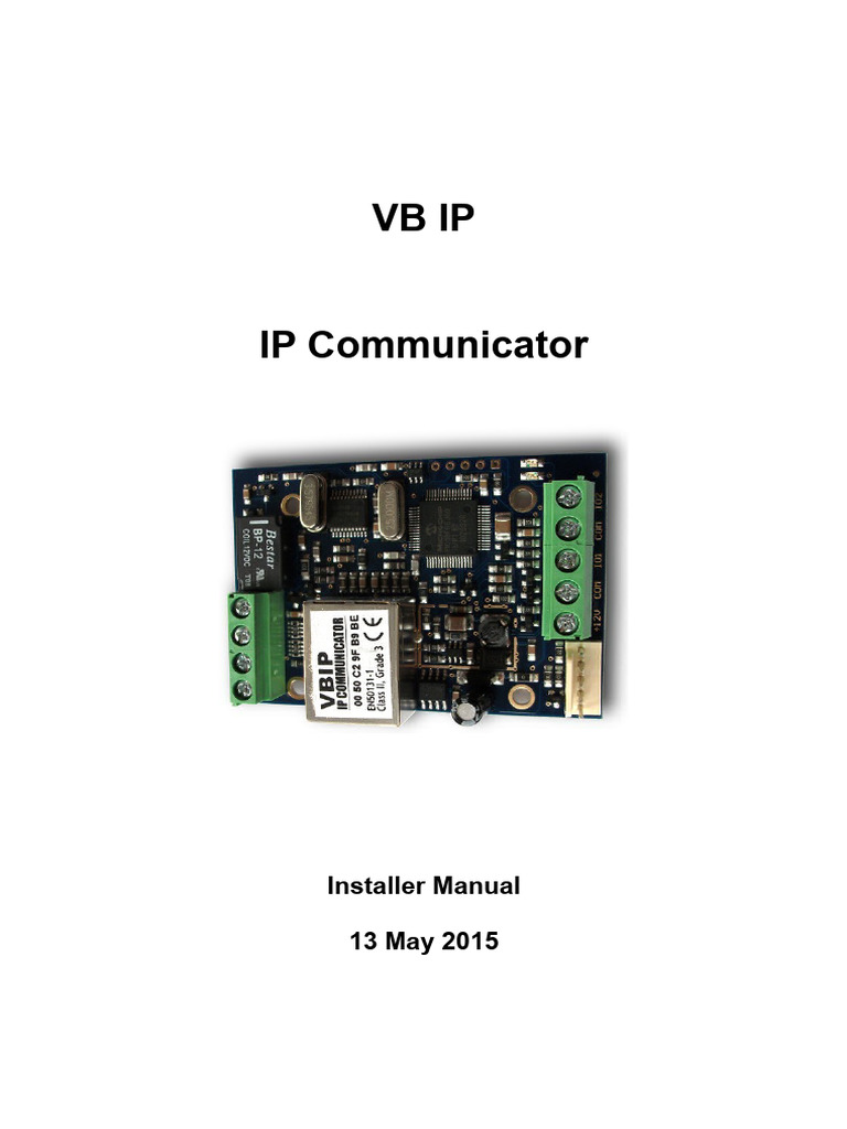 Installation Manual VBIP | PDF | Port (Computer Networking) | Computer Network