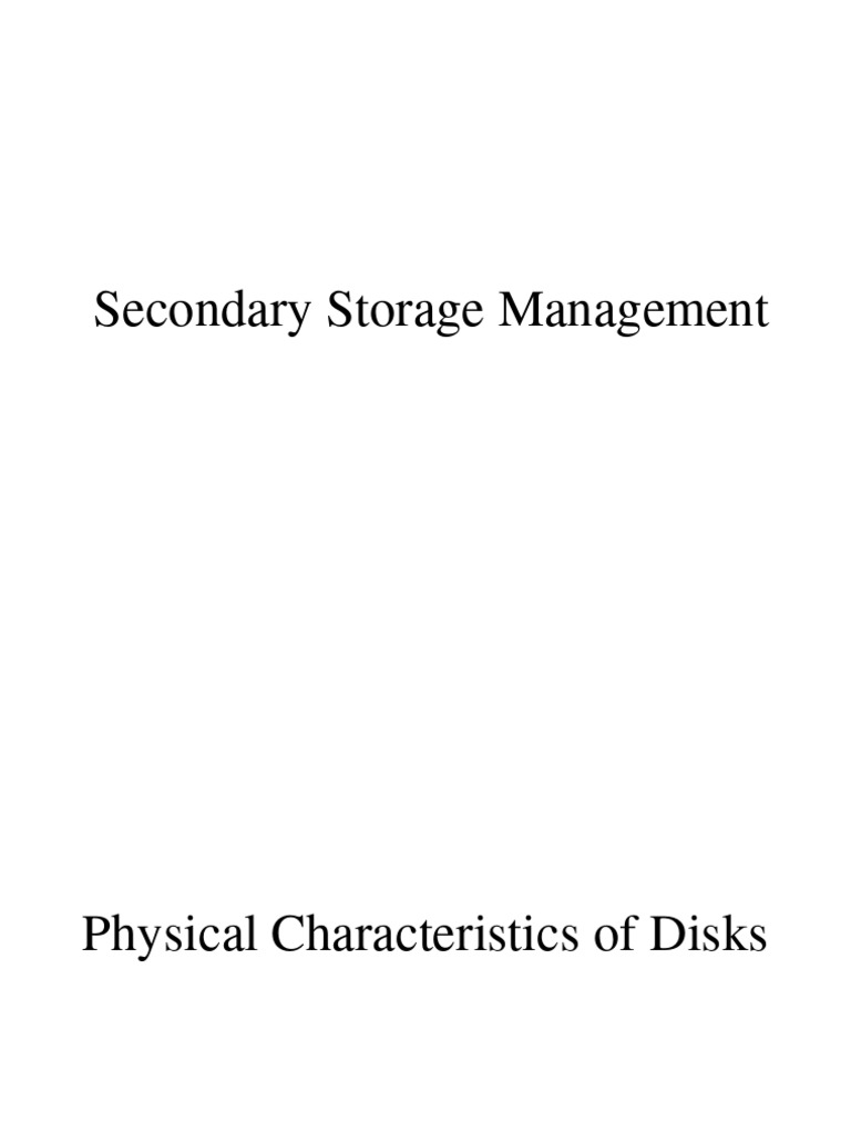 Unit 4 | PDF | Disk Storage | Computer File