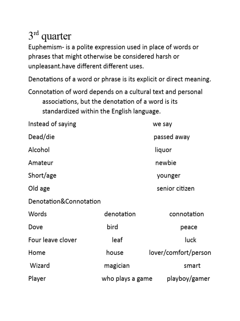 3rd quarter advance english | Download Free PDF | Phrase | Linguistics
