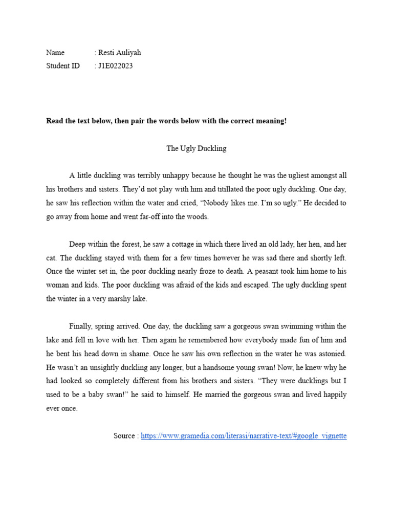 Reading Comprehension Assessment 8th | PDF | Rapunzel | European Fairy ...