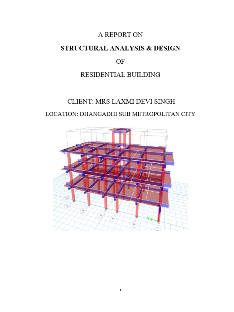 Sudhir Pratap Singh Structural Report | PDF | Earthquake Engineering | Earthquakes