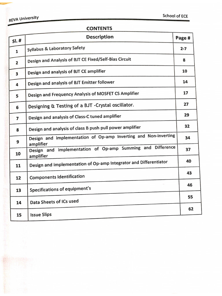 AEC Lab Mannual | PDF