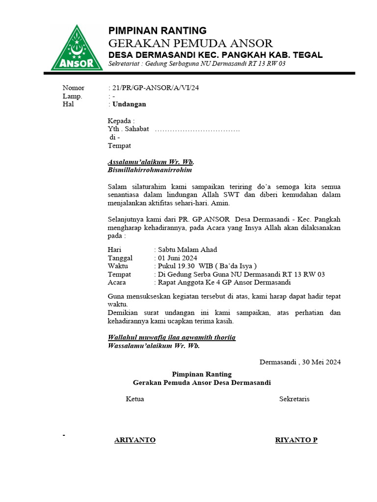 Surat Surat Rat 2022 | PDF | Agama & Spiritualitas