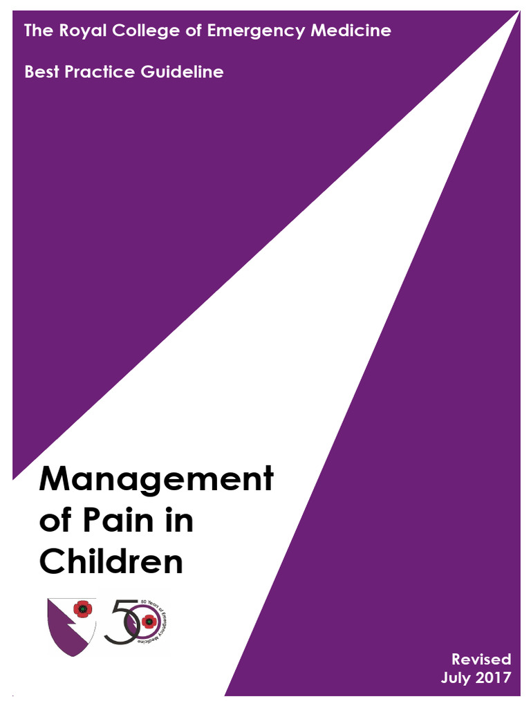 RCEM Pain in Children - Best Practice Guidance (REV Jul 2017) | PDF ...