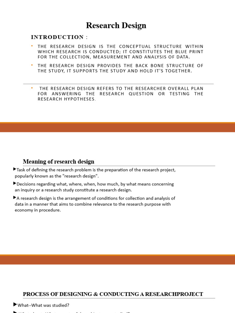 Research Design | PDF | Hypothesis | Experiment